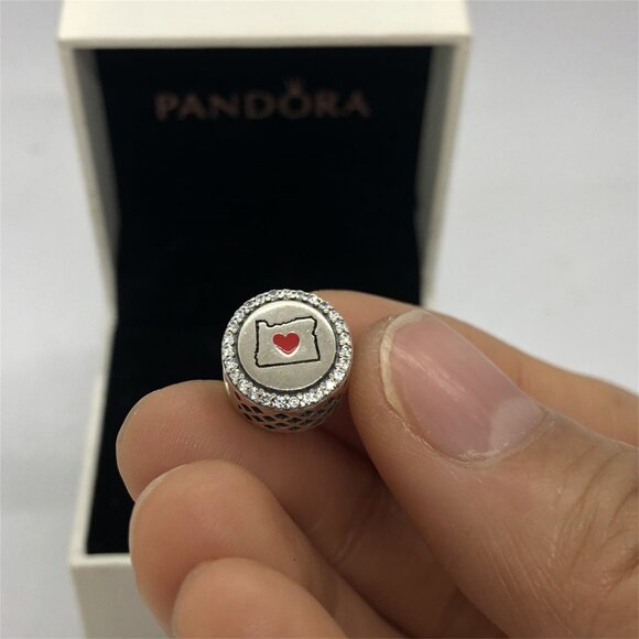 Pandora | Jewelry | Pandora Oregon Map Exclusive Charm | Poshmark